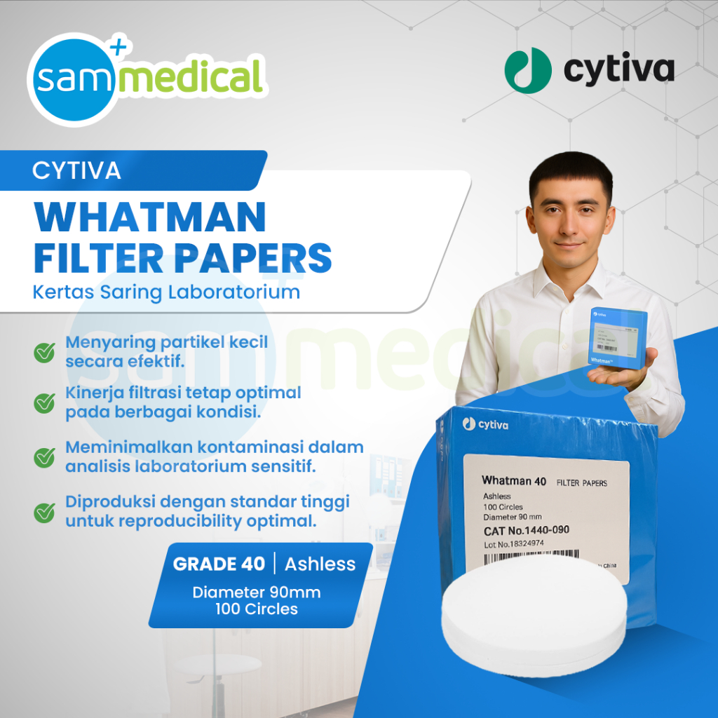 Jual Whatman Filter Paper / Kertas Saring - Diameter 90mm / Kertas Lab ...