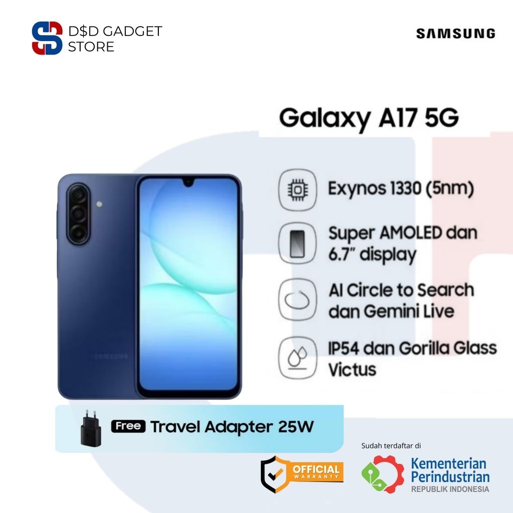 Jual Samsung Galaxy A17 5G 8/256 New garansi resmi samsung | Shopee ...