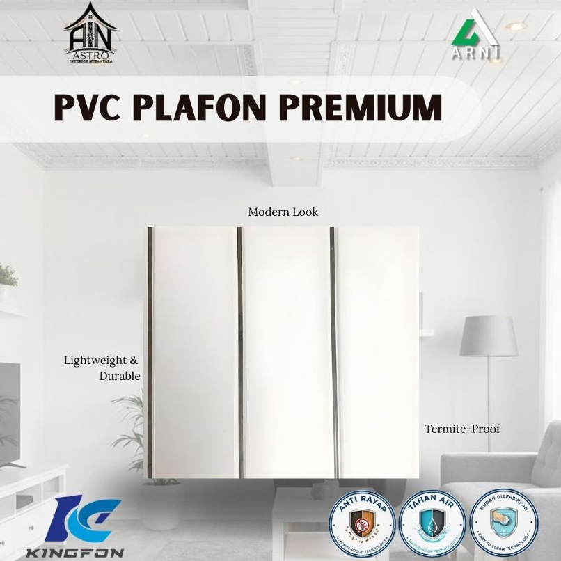 Jual [SHUNDA] Plafon PVC Premium Berbagai Motif 400cm x 20cm Minimalis ...