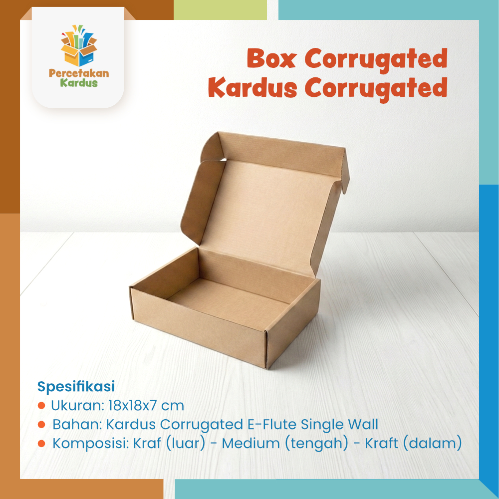 Jual Kardus Corrugated 18x18x7 CM | Die Cut | Kotak Karton | Box ...