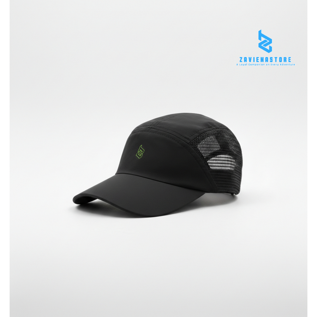 Jual topi olahraga parasut hitam baseball sport lari anti air outdoor ...
