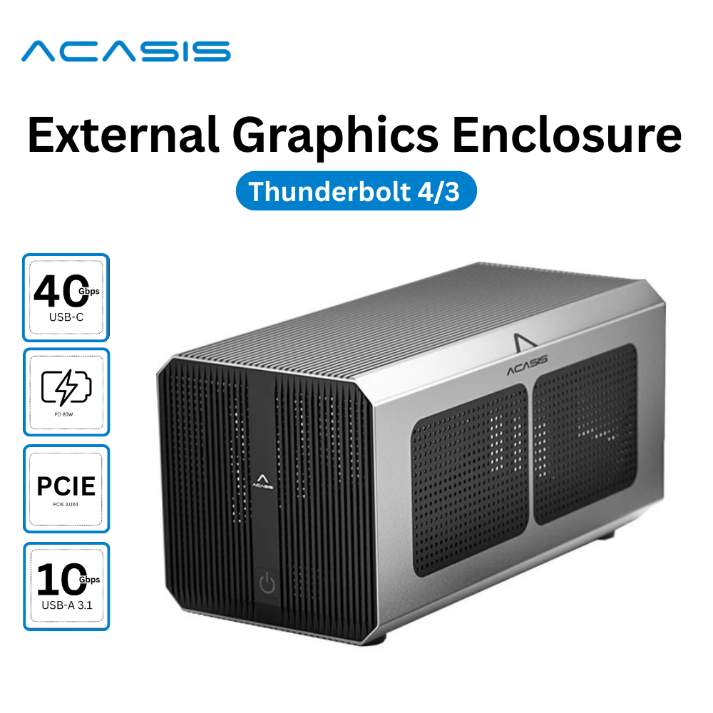 Jual Acasis 40Gbps USB4 External GPU/eGPU Dock Support RTX40/50 Series ...