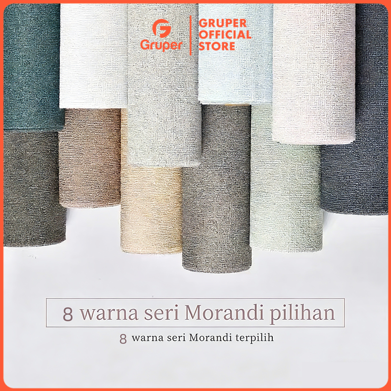 Jual Gruper-Wallpaper foam Linen Roll Wallpaper Dinding form Dekorasi ...
