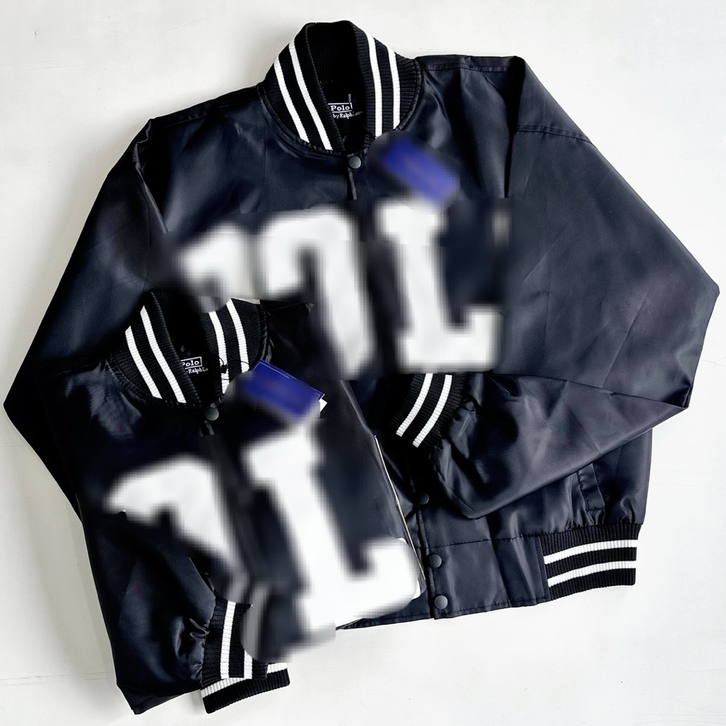 Jual logo leather bomber jacket | Shopee Indonesia