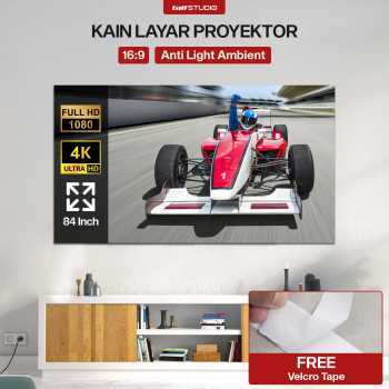 Jual Kain Layar Proyektor Anti-light Ambient Screen 84 Inch 16:9 - L21 ...