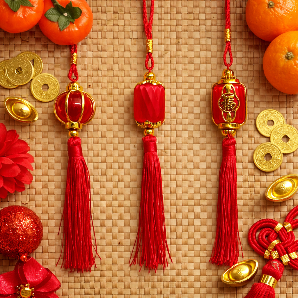 Jual Gantungan Imlek Tassel Shio Kuda Kecil Hiasan Pohon Meihua Sakura ...