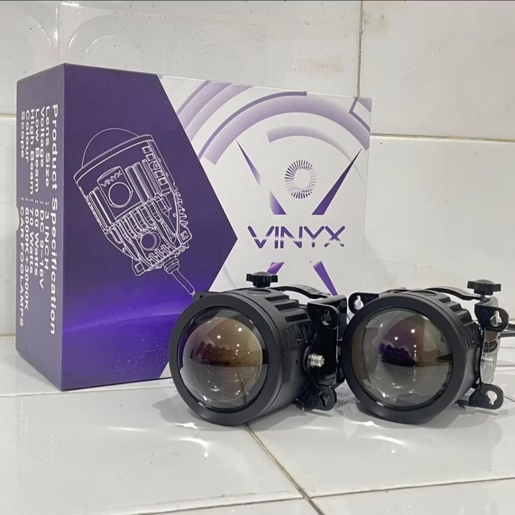 Jual FOGLAMP Biled vinyx FR 1 Dual prism 3 warna Ukuran 3 inch Lampu ...