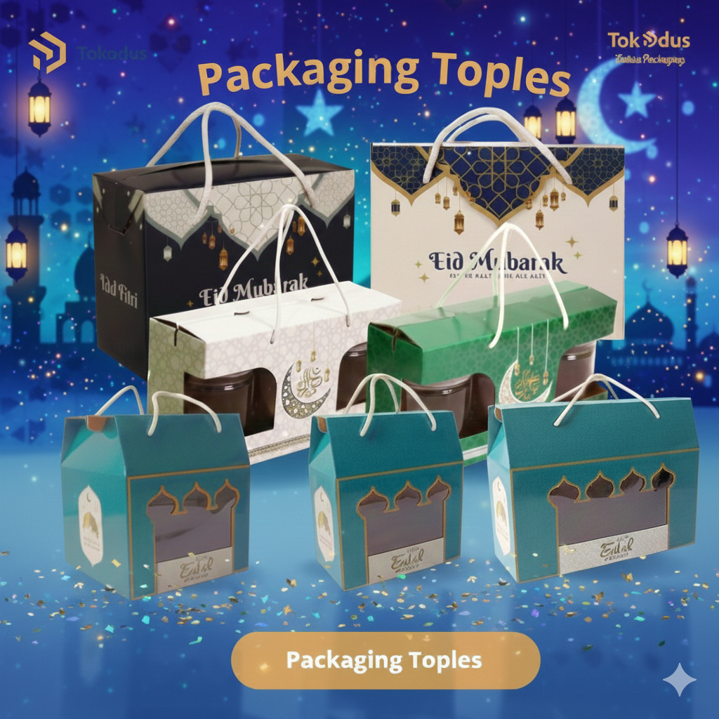 Jual Kardus Box Lebaran Kue Kering | Box Toples Hampers Lebaran | Dus ...
