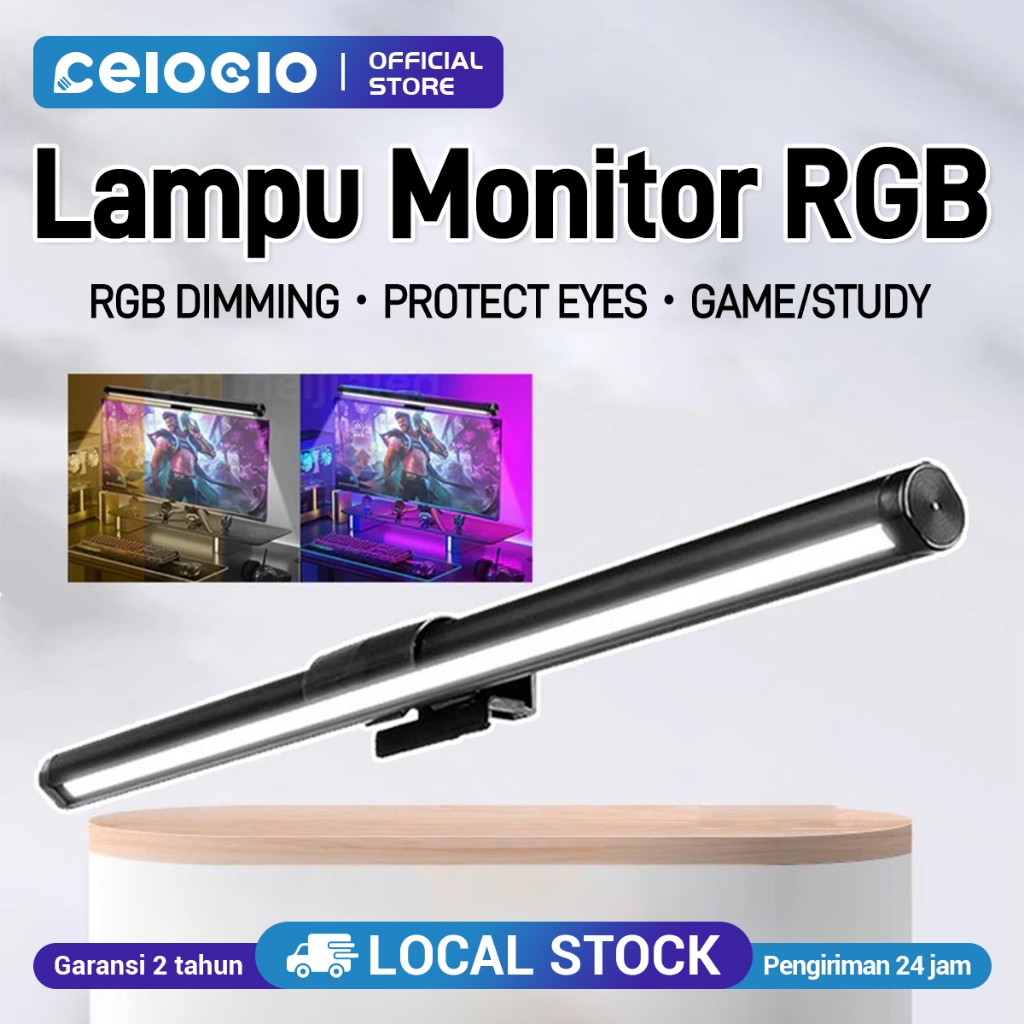 Jual CELOGLO LED Monitor Lampu Bar Gantung RGB Dimming Screen Hanging ...