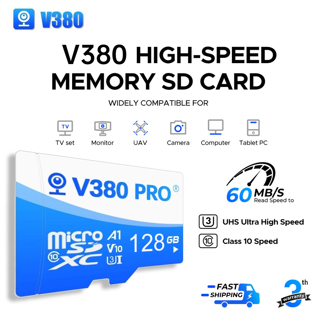 Jual V380 Micro SD Card 32GB–2TB A1/A2 UHS-I U3 V30 High-Speed 100 ...