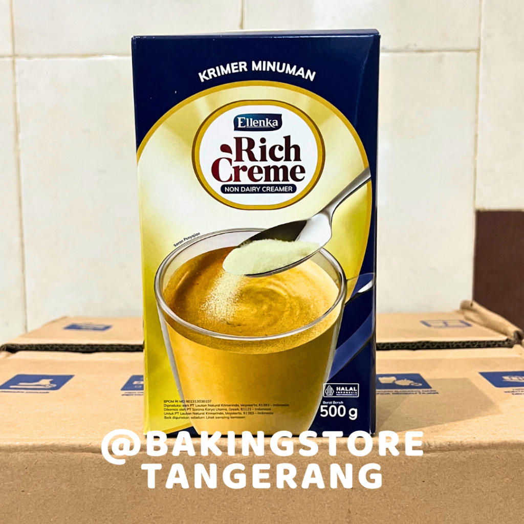 Jual Rich Creme Non Dairy Creamer 500 gr Ellenka | Richcreme | Shopee ...