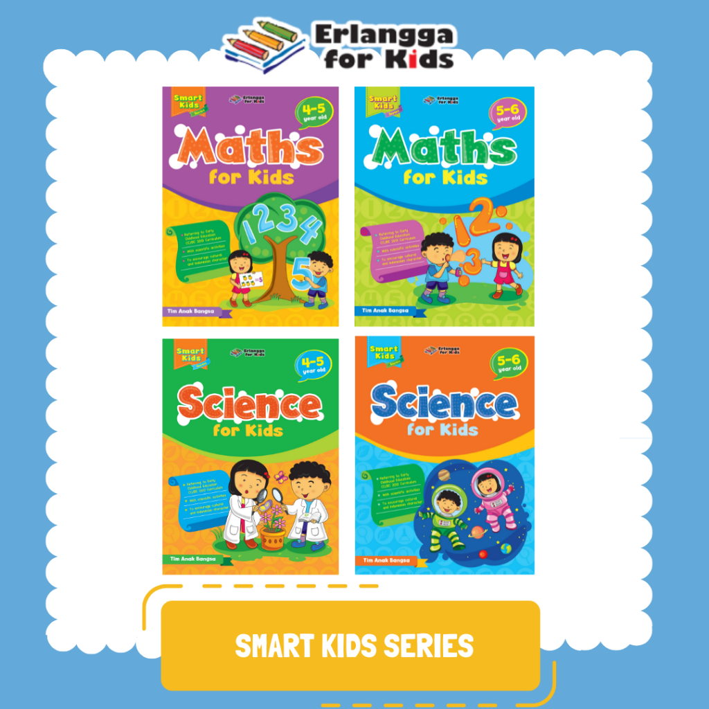 Jual [Erlangga Official] Buku Smart Kids Series Usia 4-5 Tahun & 5-6 ...