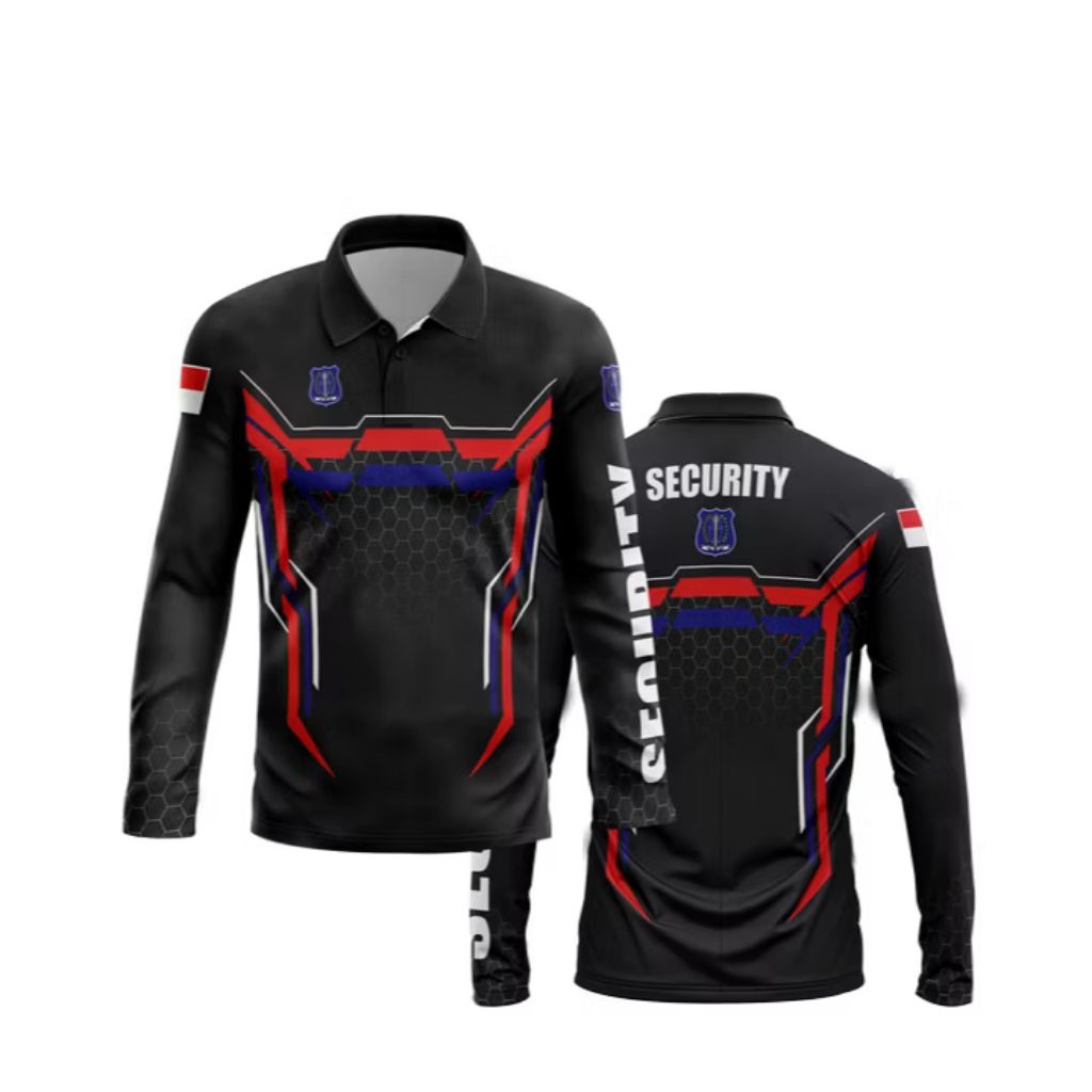 Jual JERSEY SATPAM TERBARU /JERSEY KAOS SECURITY HITAM /SERAGAM SATPAM ...