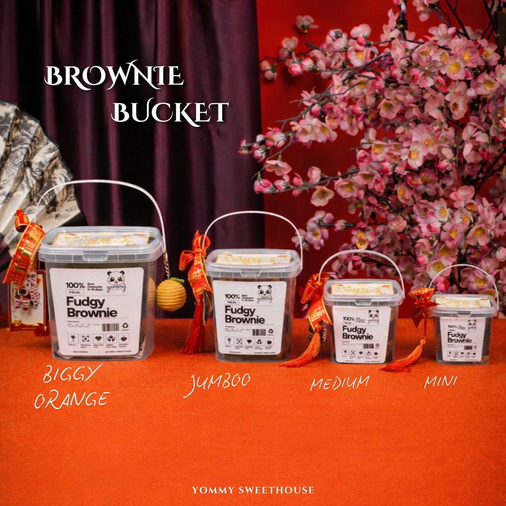 Jual BROWNIE BUCKET READY/ BUCKET HAMPERS IMLEK CNY 2026 | Shopee Indonesia