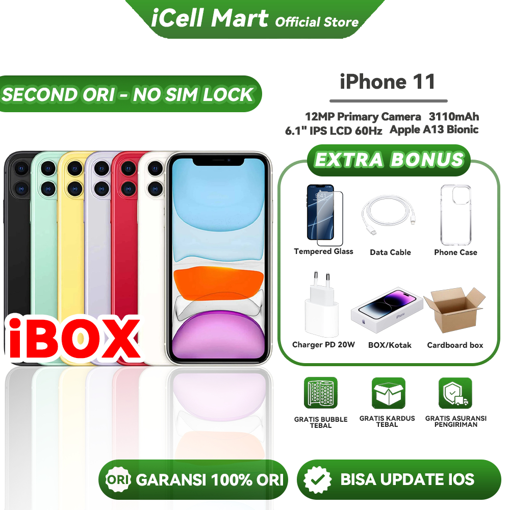 Jual IPhone 11 IBox Terlengkap & Harga Terbaru Juni 2026 | Shopee Indonesia