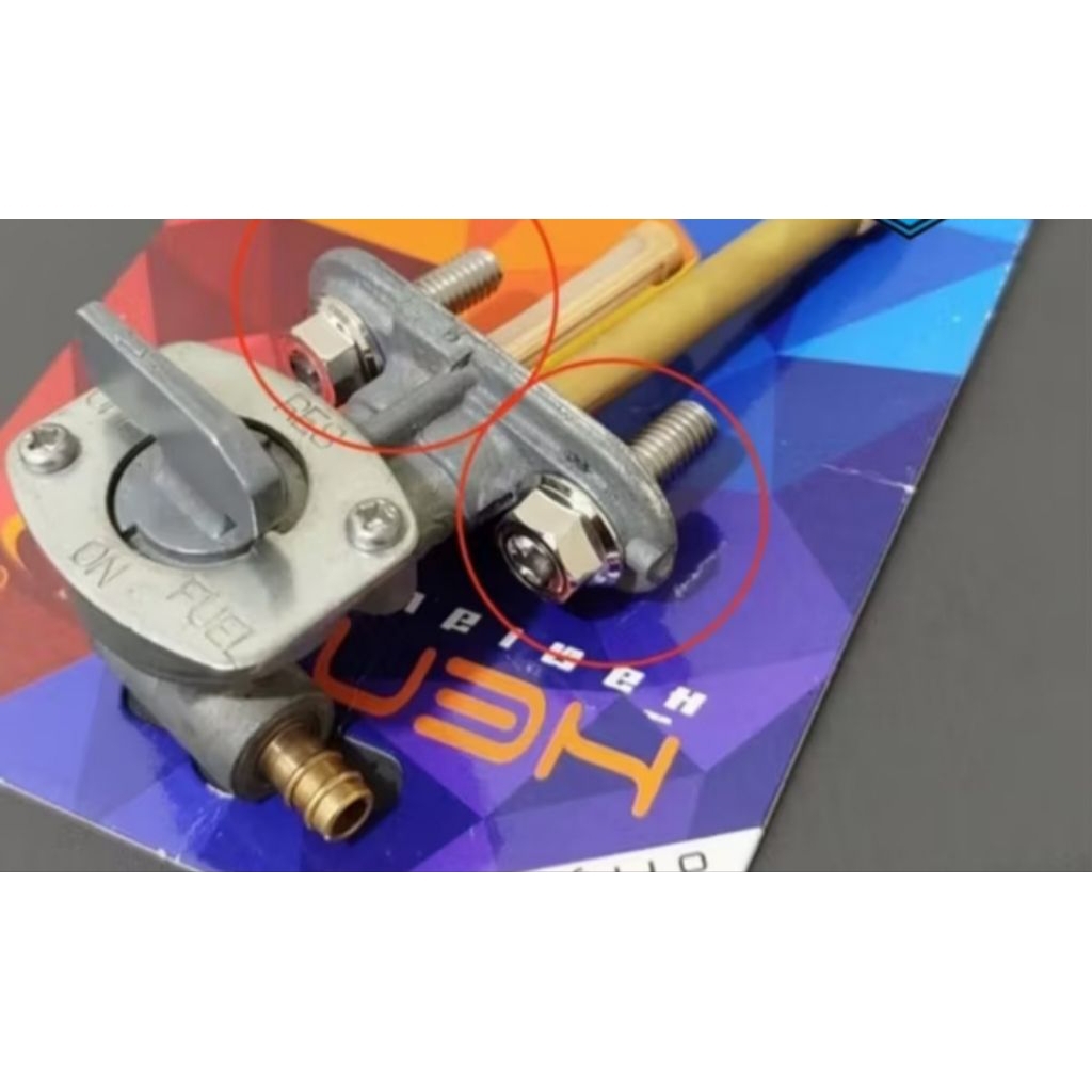 Jual BAUT KRAN BENSIN RX KING NINJA 150 STAINLESS 100% ORI HENG ...