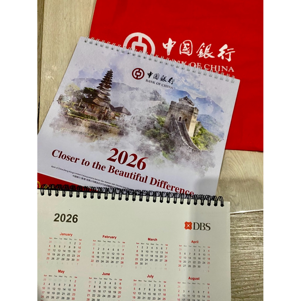 Jual Kalender Bank 2026 Kalender terbaru | Shopee Indonesia