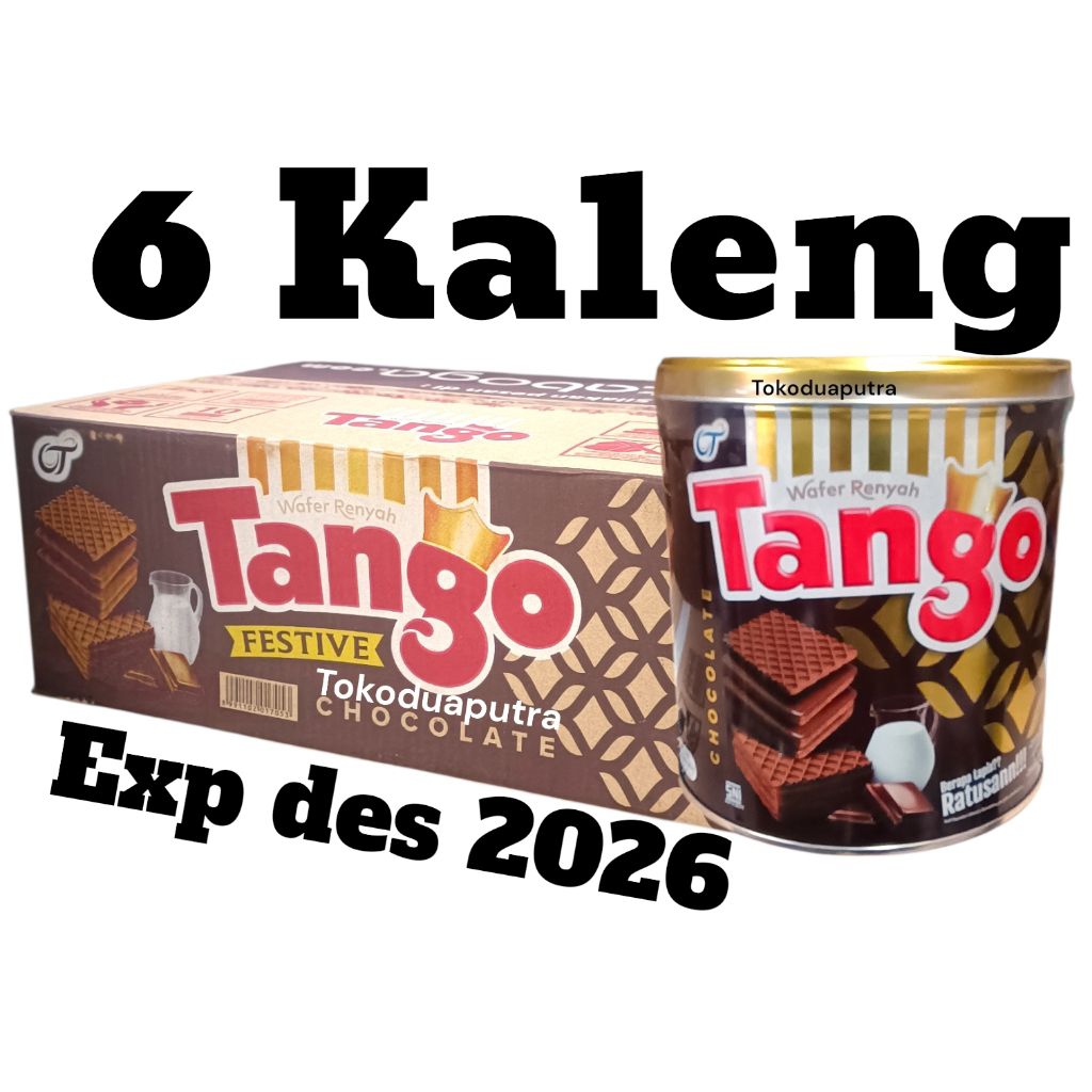Jual Tango Wafer Coklat kaleng 240 Gr X 6 Kaleng / Wafer Tango Kaleng ...