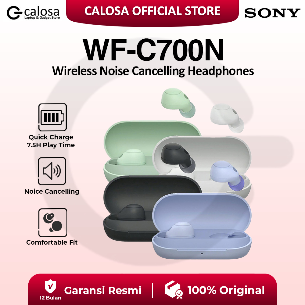 Jual SONY WF C700N Noise Cancelling C700 - C 700 Wireless TWS Earbuds ...