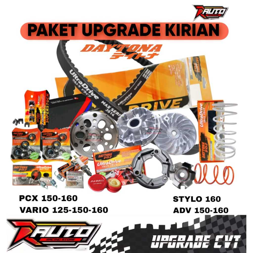 Jual Daytona Paket Komplit Upgrade CVT VARIO-PCX-ADV UPGRADE KIRIAN ...