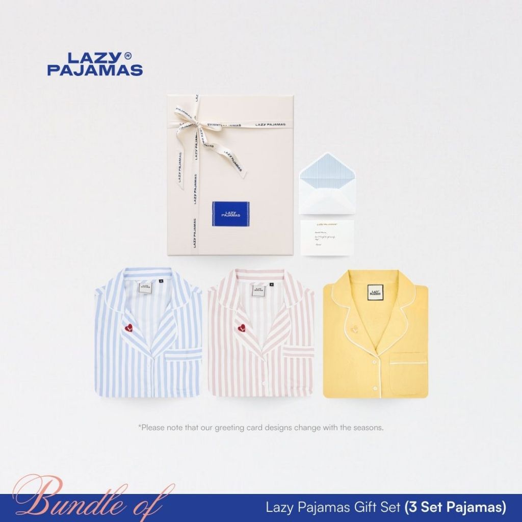 Jual Lazy Pajamas® Gift Set (3 Set Pajamas) | Shopee Indonesia