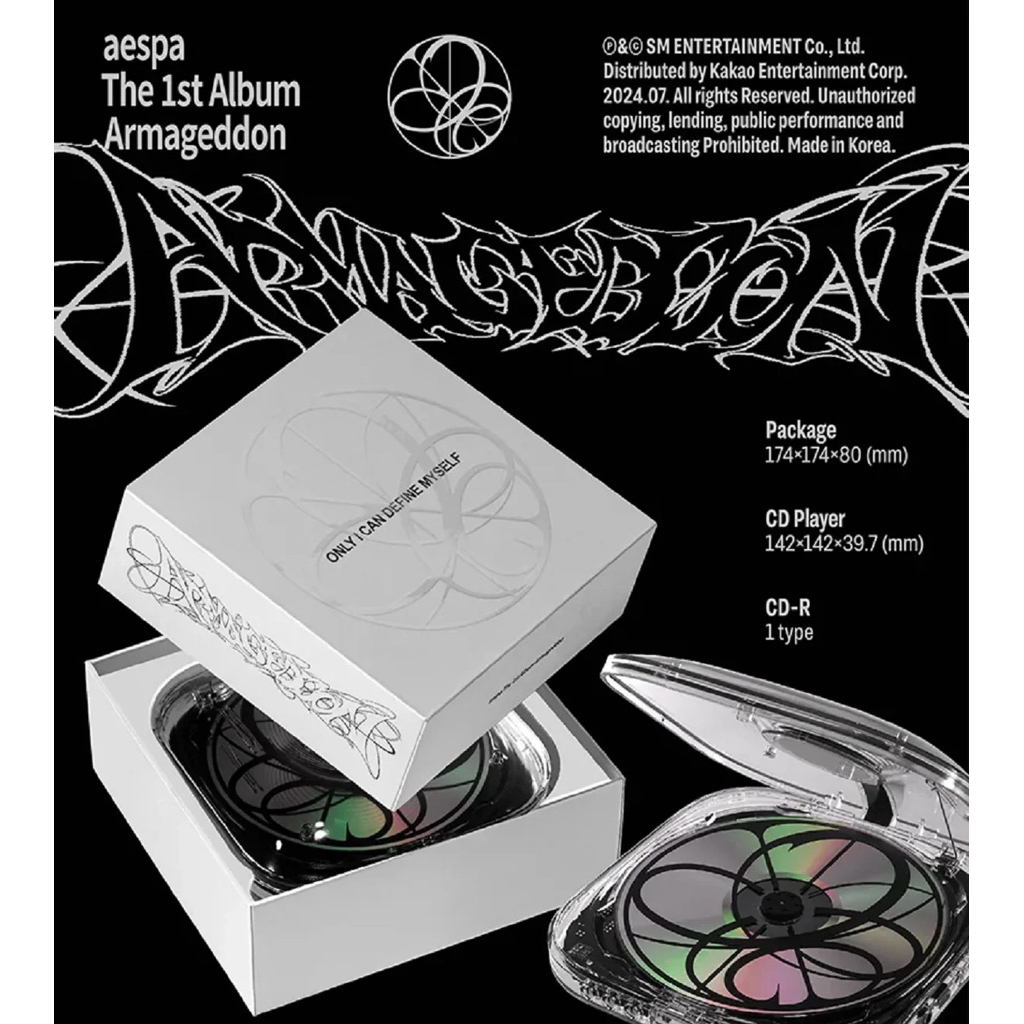 Jual Official Album CDP AESPA Armageddon | Shopee Indonesia