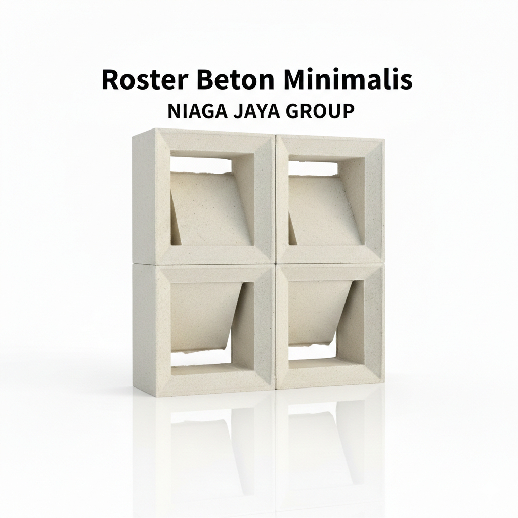 Jual Roster Beton Minimalis - Nako, Model L, Pagar Rumah Ukuran 20 x 20 ...