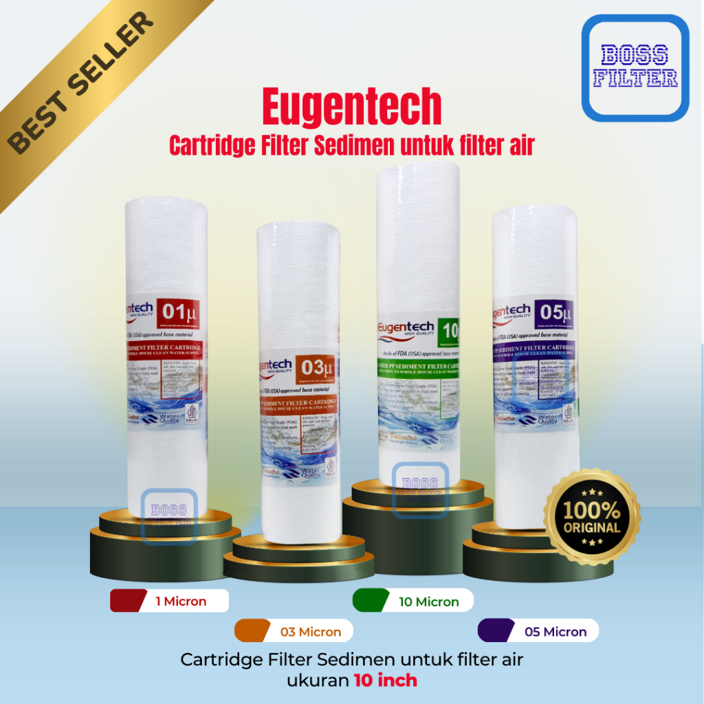 Jual CARTRIDGE FILTER AIR 10 INCH / SPUN FILTER AIR 10 INCH - EUGENTECH ...