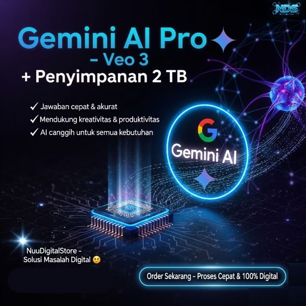 Jual gemini pro 12bulan Private ( veo 3 + nano banana + 2tb ) | Shopee ...