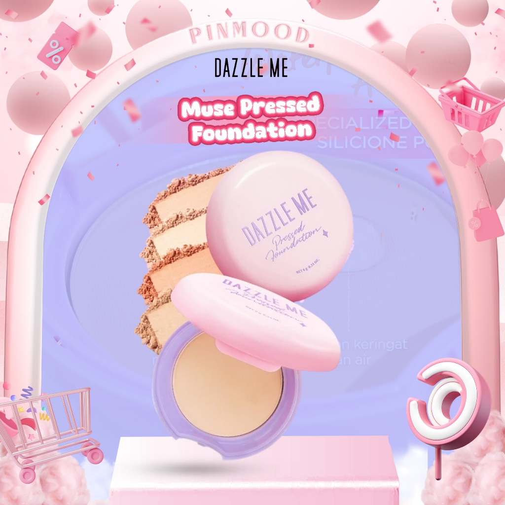 Jual DAZZLE ME - MUSE PRESSED FOUNDATION - Long-Lasting Filter Like ...