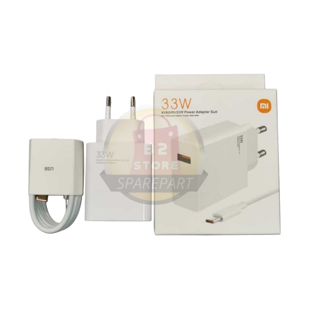 Jual Charger XIAOMI 33w / 67w Power Adapter + Cable Data USB Type-C Mi ...
