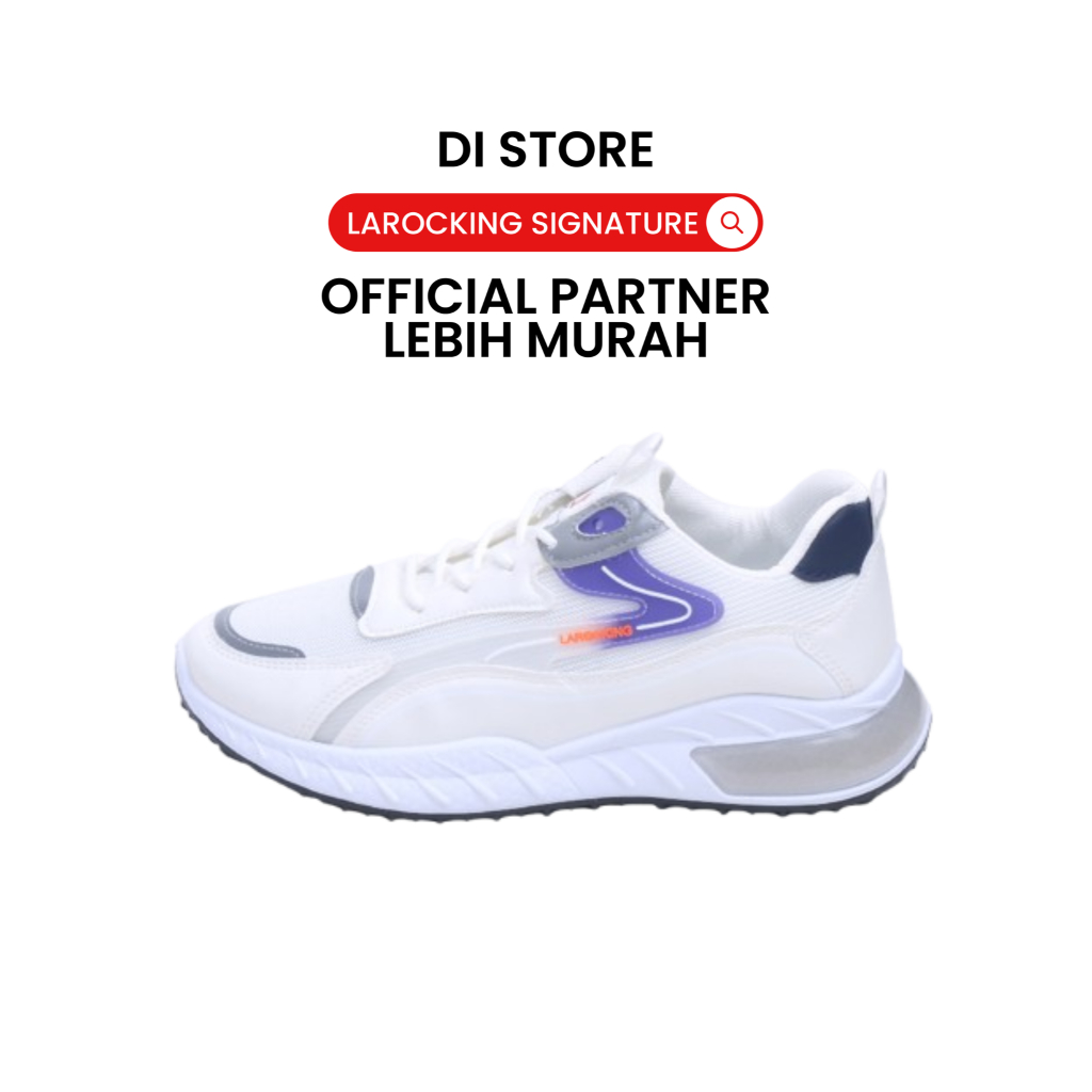 Jual Larocking - Glynt Putih Abu | Sepatu Sneakers Casual Running Gym ...