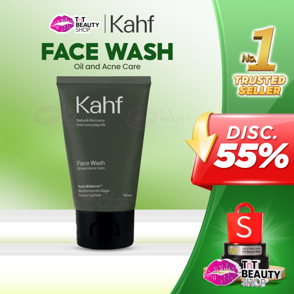 Jual Kahf Oil and Acne Care Face Wash 100 ml | TnT Beauty Shop | Shopee ...