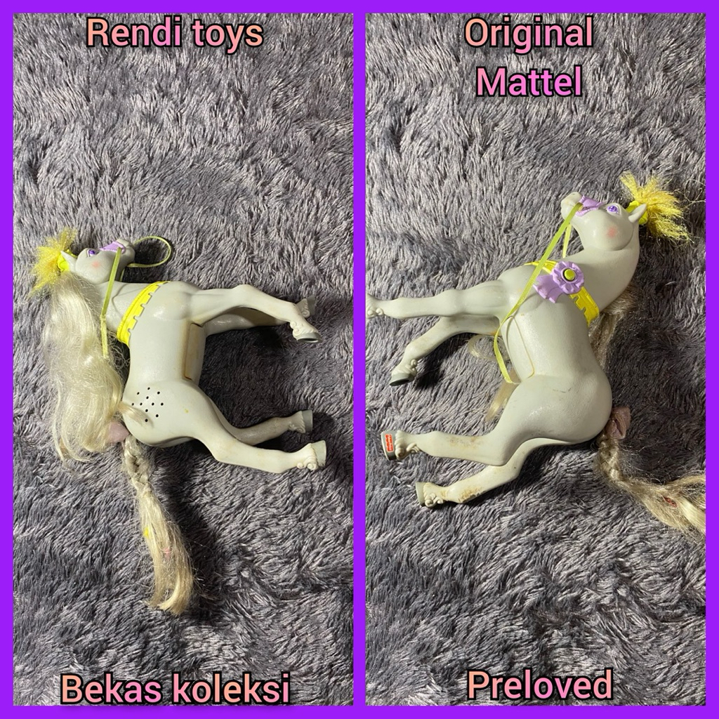 Jual mainan kuda Rapunzel Maximus Original Mattel | Bekas Koleksi ...