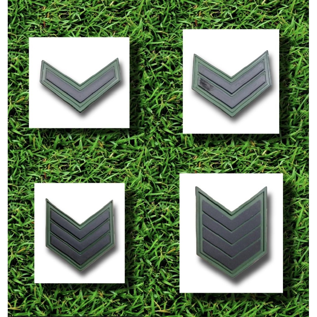 Jual patch ruber pangkat tni pdl/serda/sertu/serka/serma(1pcs) | Shopee ...