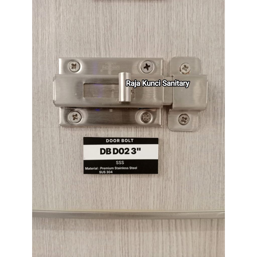 Jual Door Bolt/Slot Pintu/Grendel Pintu/Kunci Pintu Alumunium/D02 2"/3 ...