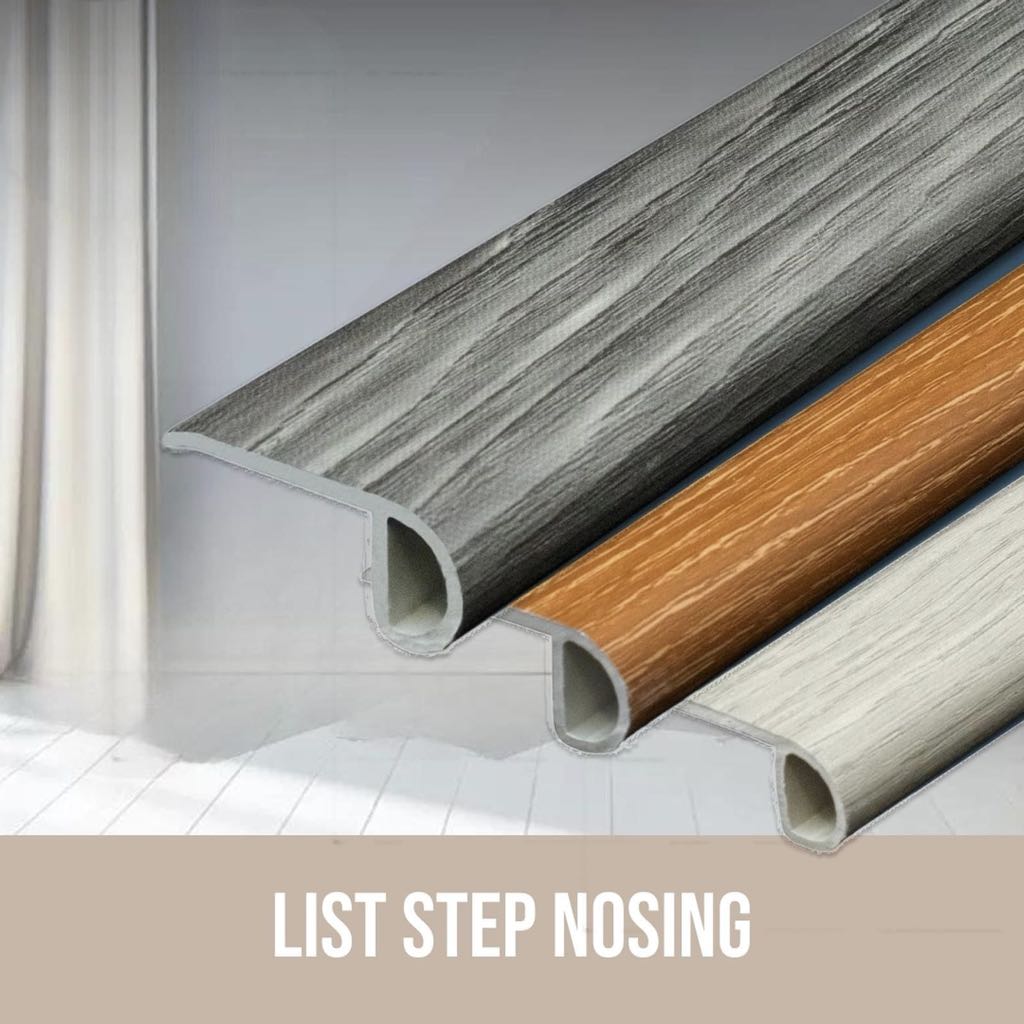 Jual LAIV List Step Norsing PVC Aksesoris Tangga Vinyl SPC Lis Nosing ...