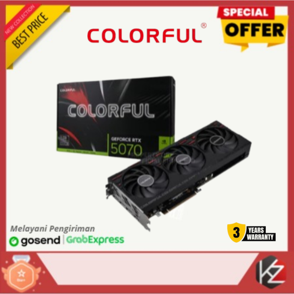 Jual VGA COLORFUL GeForce RTX 5070 GAMING 12GB GDDR7 | Shopee Indonesia