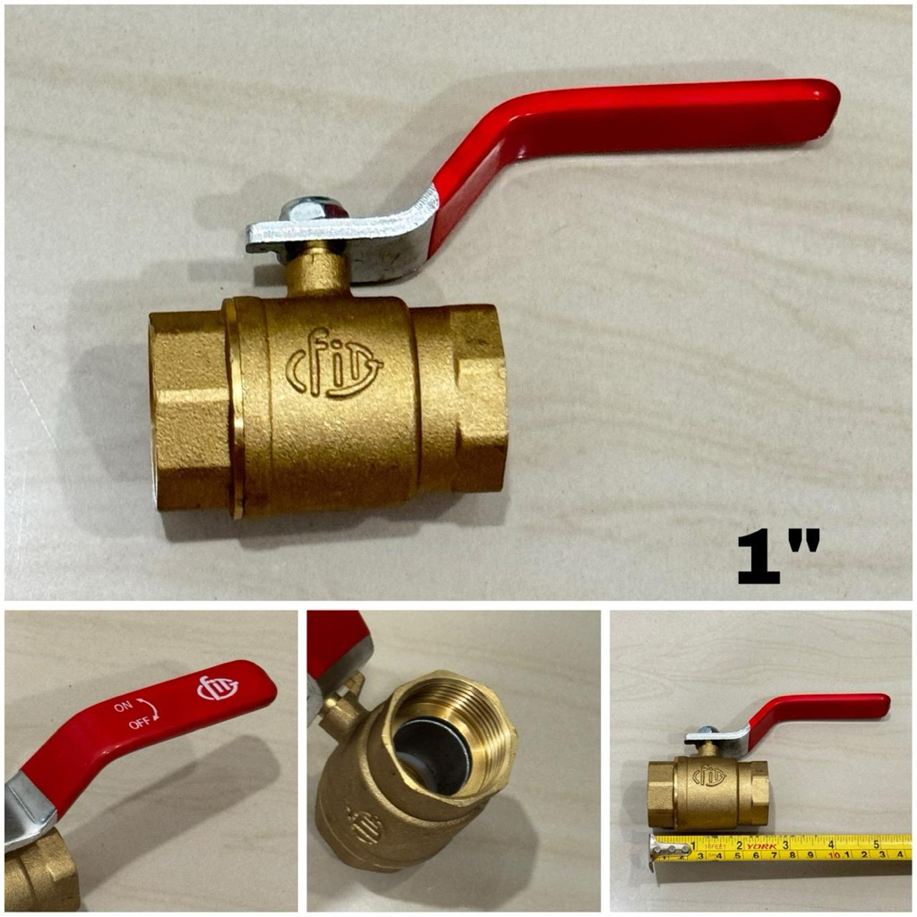 Jual TOLEDO//FIT kuningan asli 1”inci Ballvalve 1” inchi kuningan asli ...