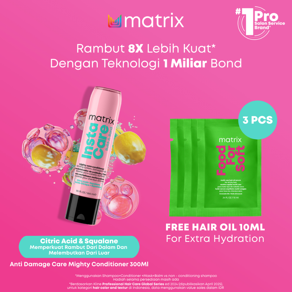 Jual [BARU] Matrix Insta Care Build-A-Bond Conditioner 300ml for ...