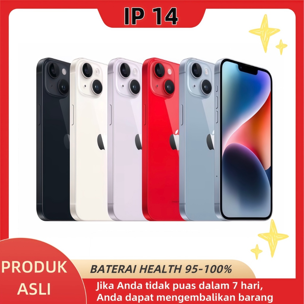 Jual IP 14&14plus 128GB Original 100% Second Like New Fullset | Shopee ...