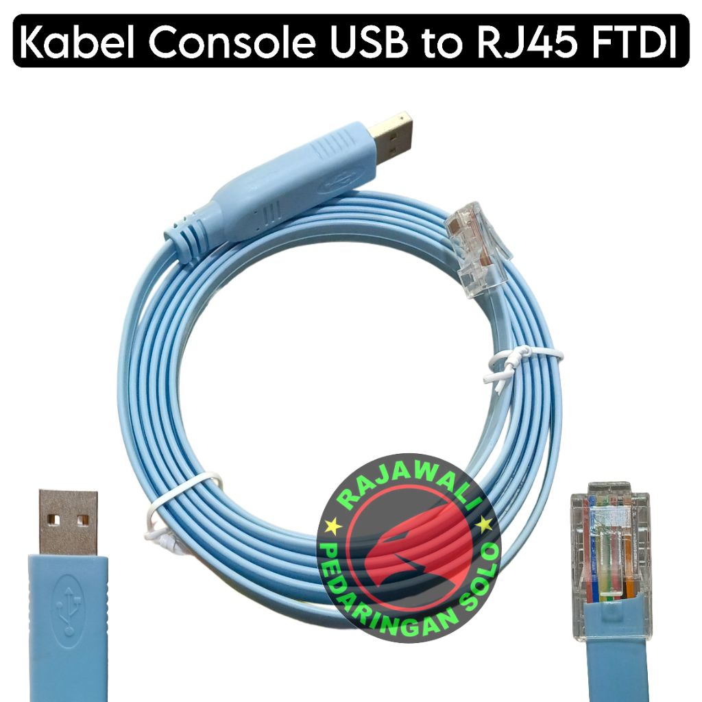 Jual Kabel Console FTDI USB A Male To RJ45 Male - Kabel Cisco Mikrotik ...