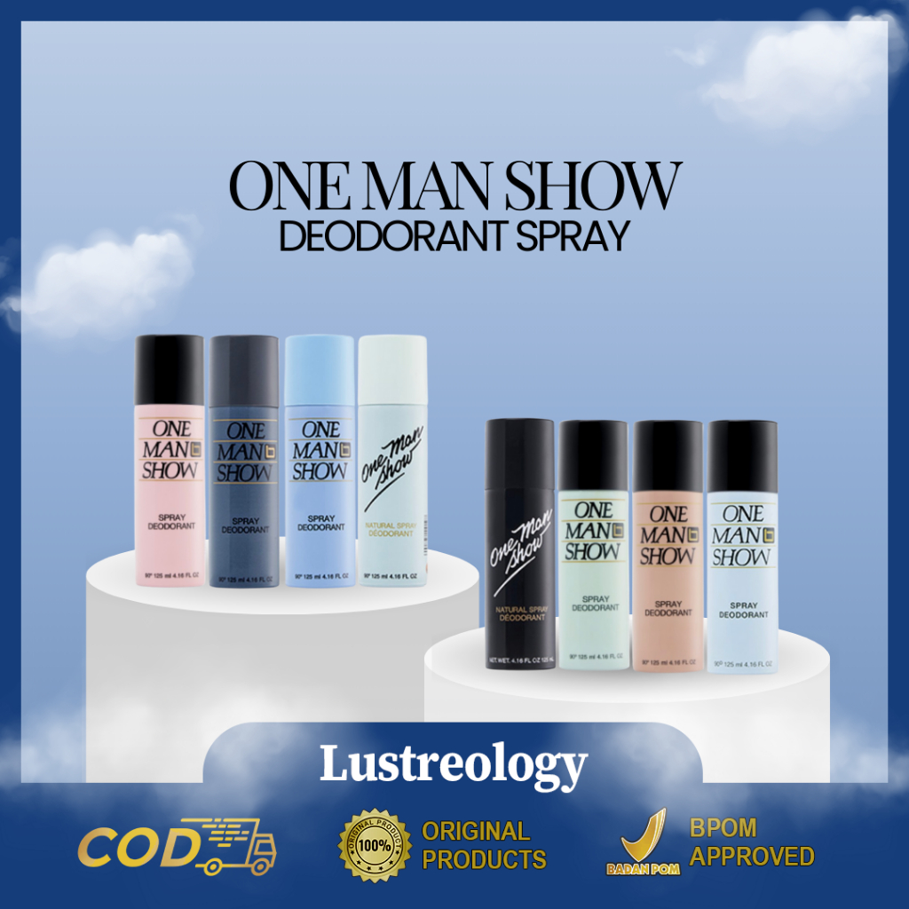 Jual ONE MAN SHOW Deodorant Spray 125ml / 30ml - All Variant | Shopee ...