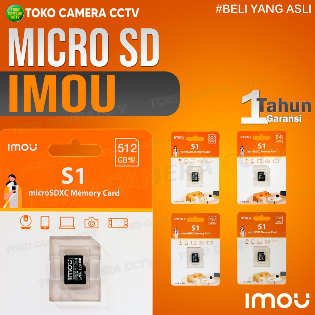 Jual MEMORY CARD IMOU MICRO SD UHS KARTU MEMORI CLASS 10 ORIGINAL ...