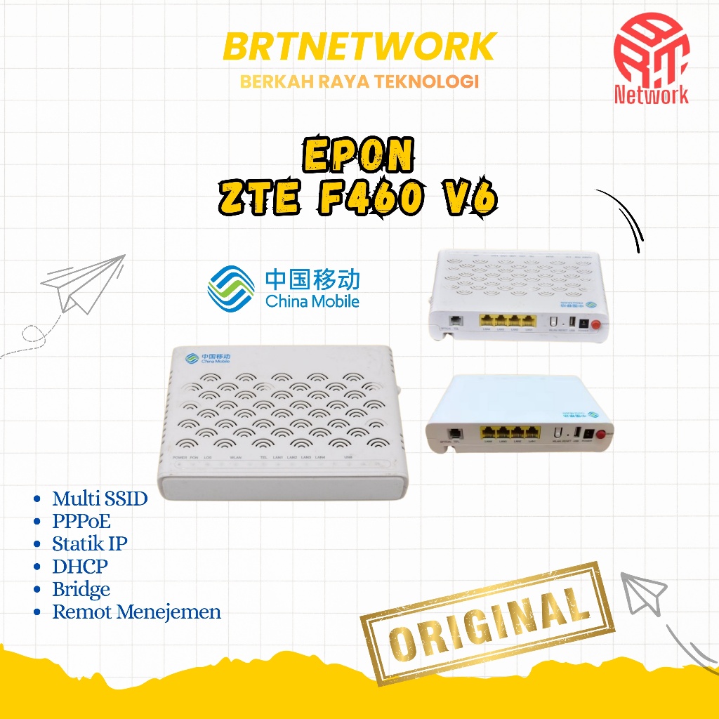 Jual Epon Zte F460 V6 1GE 3FE Firmware Biru Original - Bergaransi ...