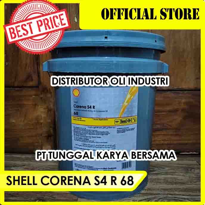 Jual SHELL CORENA S4 R 68 ( 20 Liter - Ready Stock ) | Shopee Indonesia