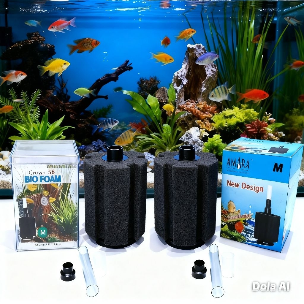 Jual BIO FOAM M BIO SPONGE FILTER AQUARIUM | Shopee Indonesia
