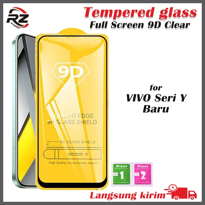 Jual TG FULL 9D KACA BENING Tempered glass VIVO Y01 Y02 Y02T Y02S Y03 ...