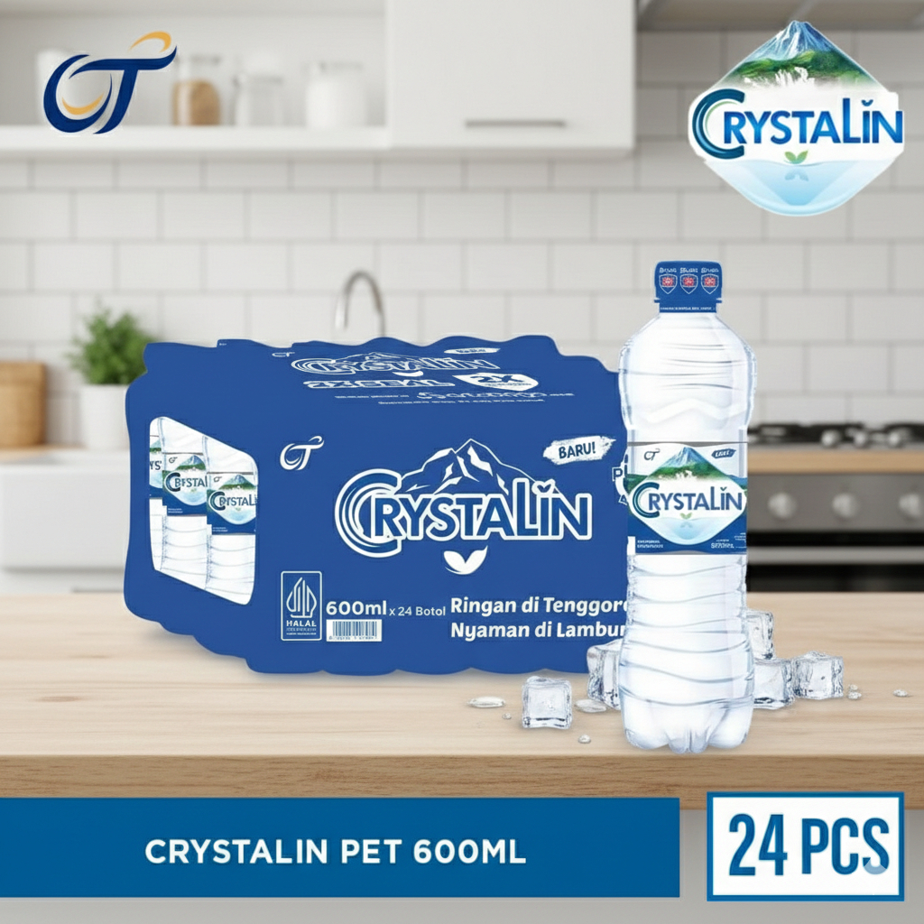 Jual CRYSTALIN 600ml x 24 Botol (1 Dus) | Shopee Indonesia