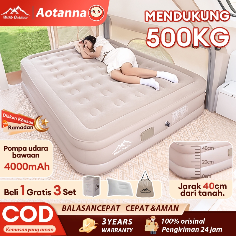 Jual kasur angin pompa otomatis outdoor Kasur pompa lipat kasur tiup ...